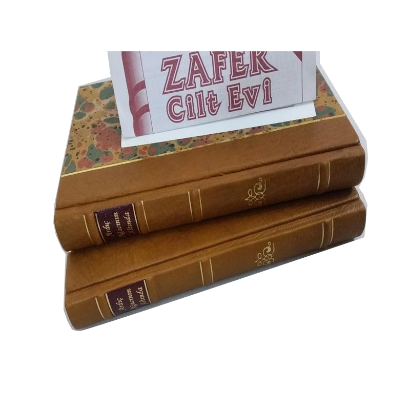 KLASİK TARZ DERİ VE EBRU KİTAP CİLTLEME